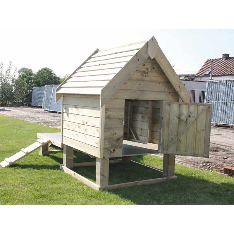 Geitenhok met terras ( 120 x 120 x 185 cm ) :: Het Bressehuis